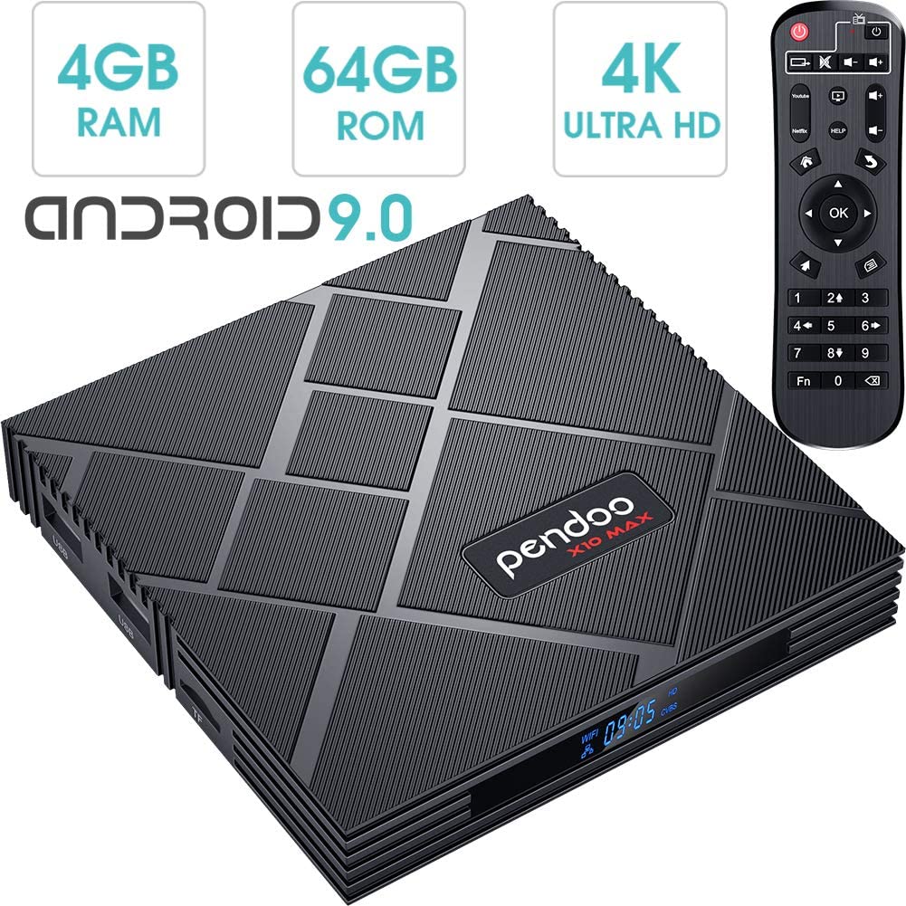 PENDOO X10 MAX android 9.0 TV BOX | Opiniones 2022
