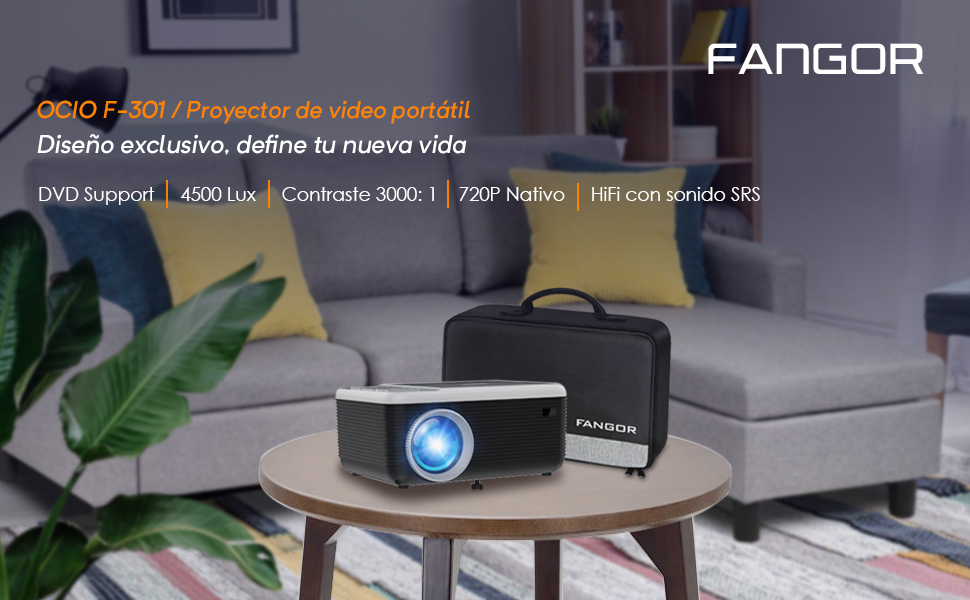 Proyectores Fangor | OPINIONES & CARACTERÍSTICAS 2022 ️